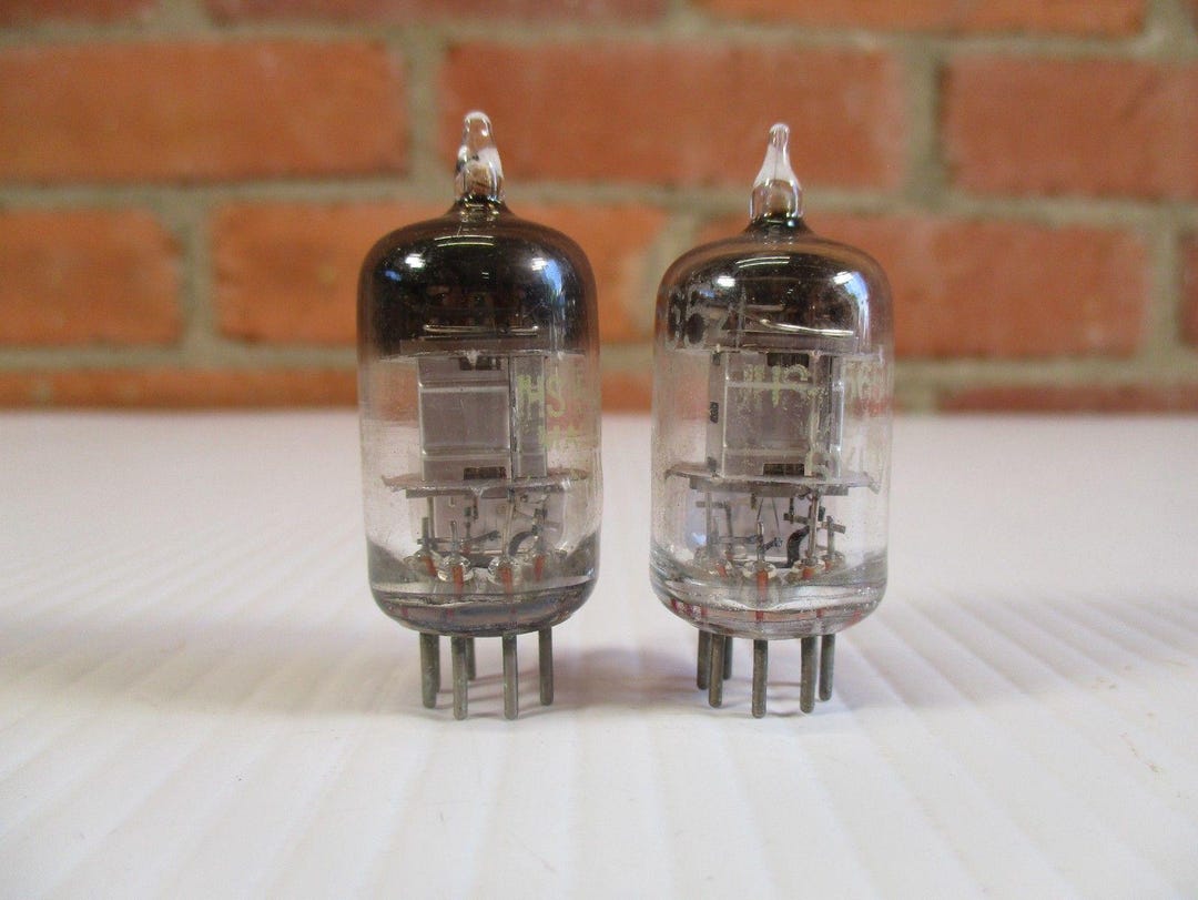 Sylvania JHS 6AK5W 5654 Vacuum Tubes Matched Pair TV-7 Tested NOS - Etsy