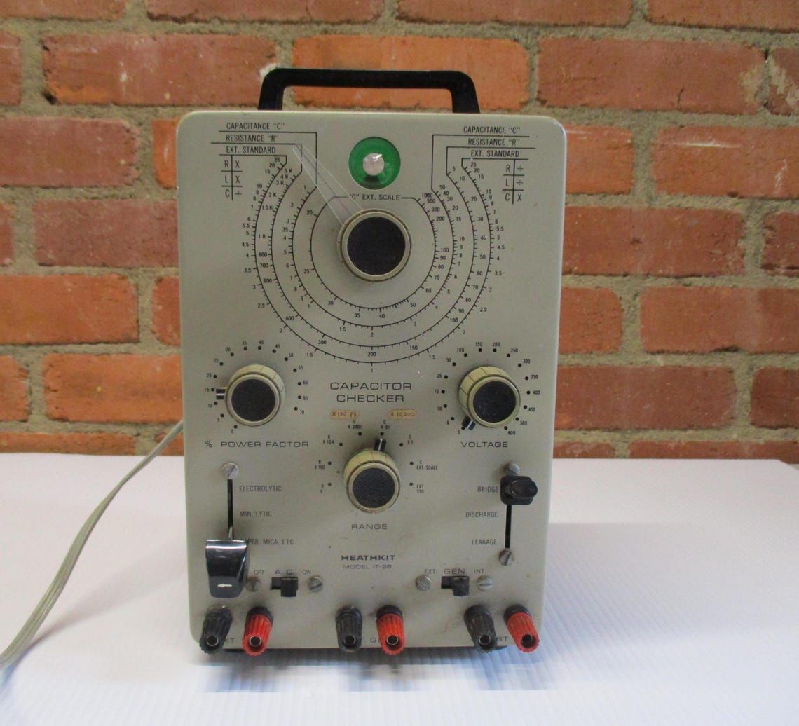 Heathkit Capacitor Checker IT-28 With Manual Good Condition - Etsy