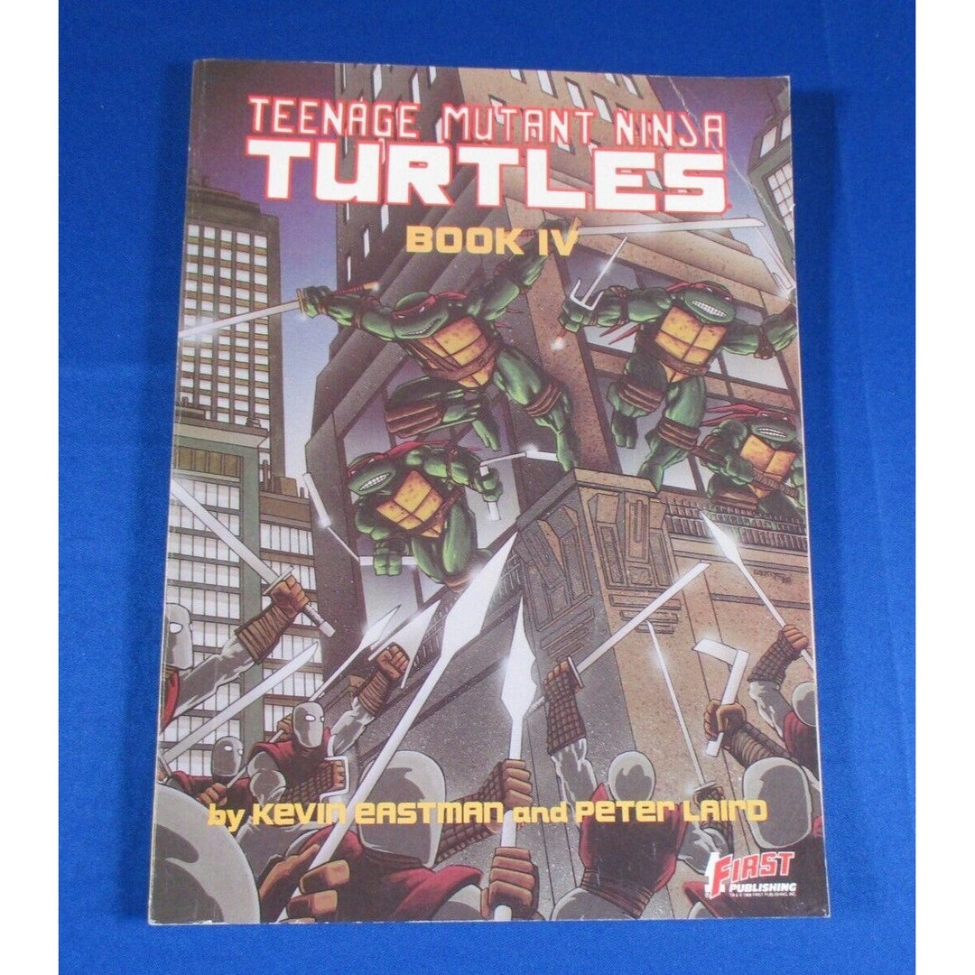 Teenage Mutant Ninja Turtles Book IV Graphic Novel Good Condition - Etsy