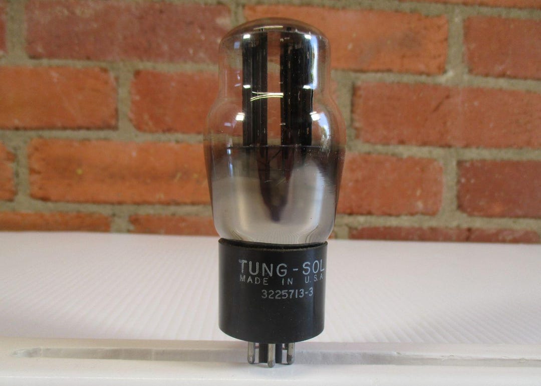 Tung Sol 5V4G Rectifier Vacuum Tube Black Plate TV-7 Tested - Etsy