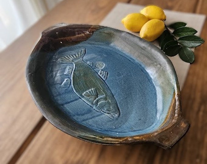 Vintage 1970s Pike Place Market Pottery Platter - Handcrafted and ...