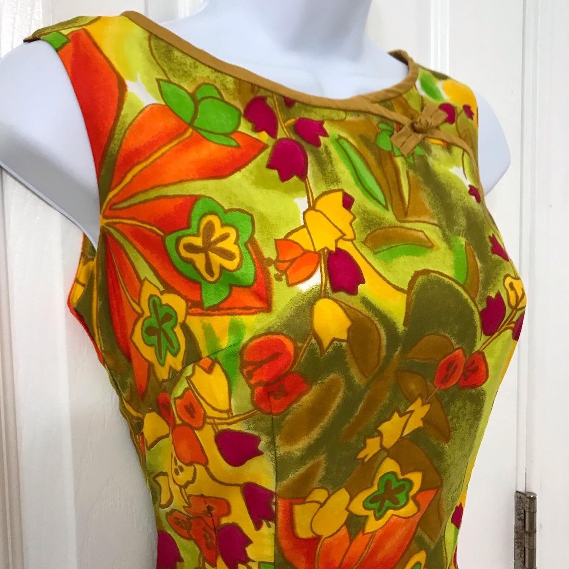 Vintage Kamehameha Hawaiian Teatimer Pant Set 1960’s Chartreuse Tiki ...