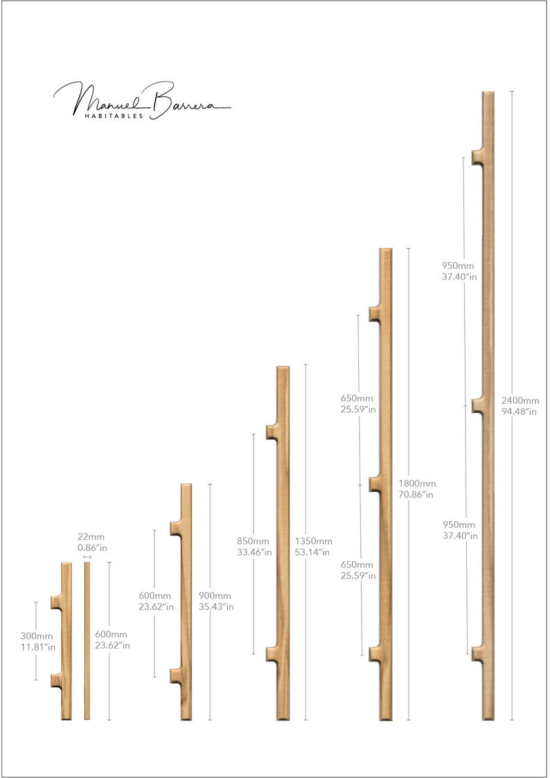 Wooden Door Handle 01 - Etsy