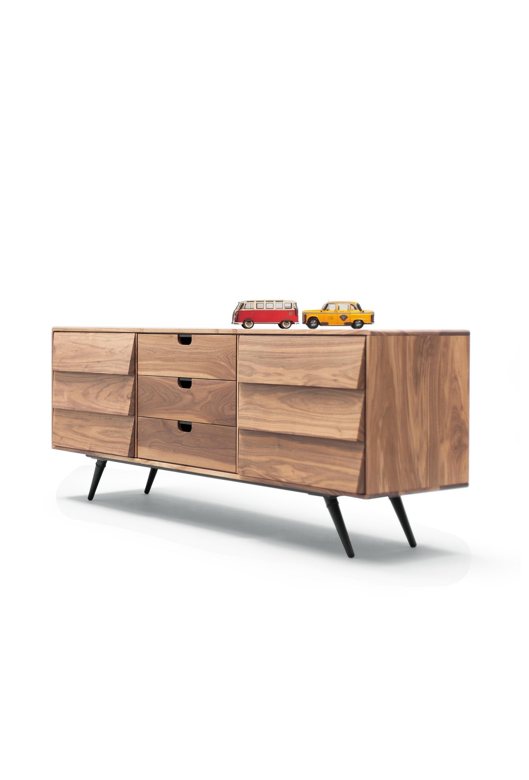 Midcentury Solid Timber Sideboard 05 marble Top Optional - Etsy