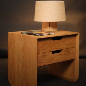 Solid Timber Brutalist Nightstand - Etsy