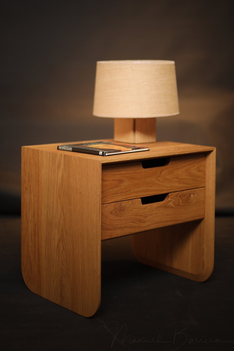 Solid Timber Brutalist Nightstand - Etsy