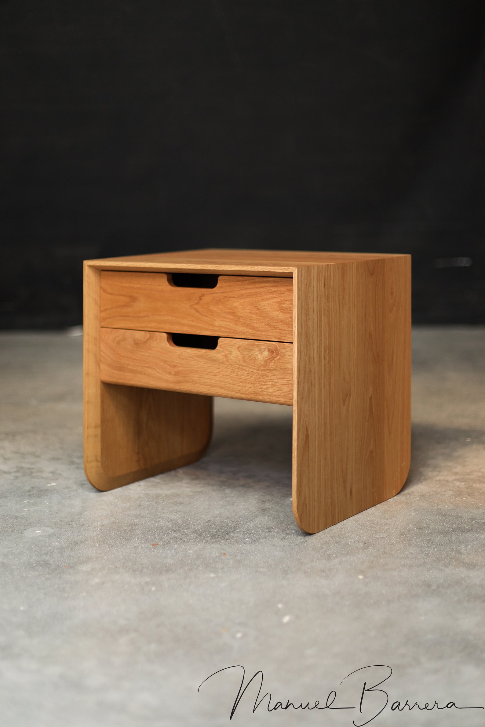 Solid Timber Brutalist Nightstand - Etsy