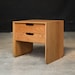 Solid Timber Brutalist Nightstand - Etsy