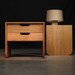 Solid Timber Brutalist Nightstand - Etsy