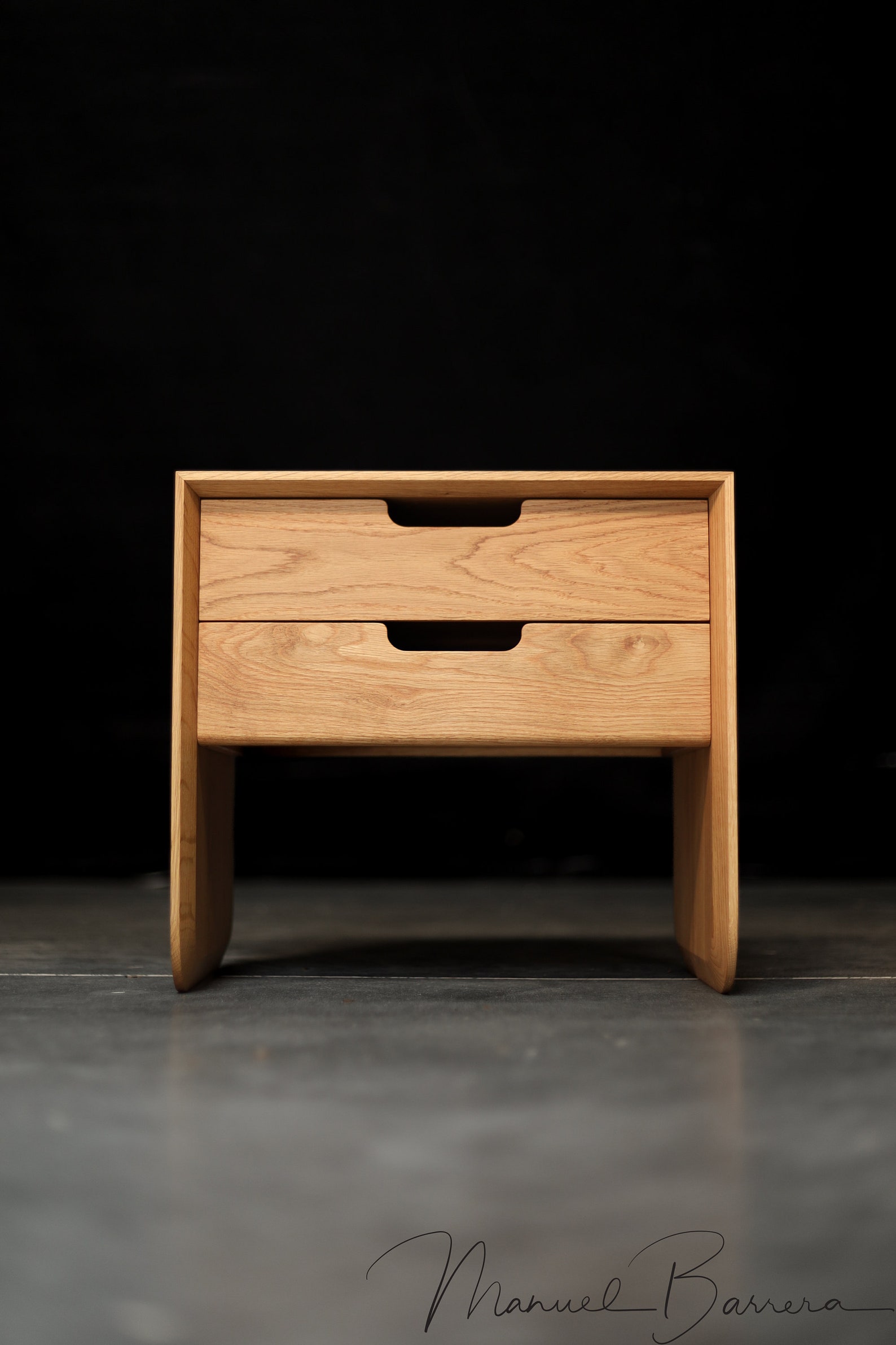 Solid Timber Brutalist Nightstand - Etsy