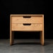 Solid Timber Brutalist Nightstand - Etsy