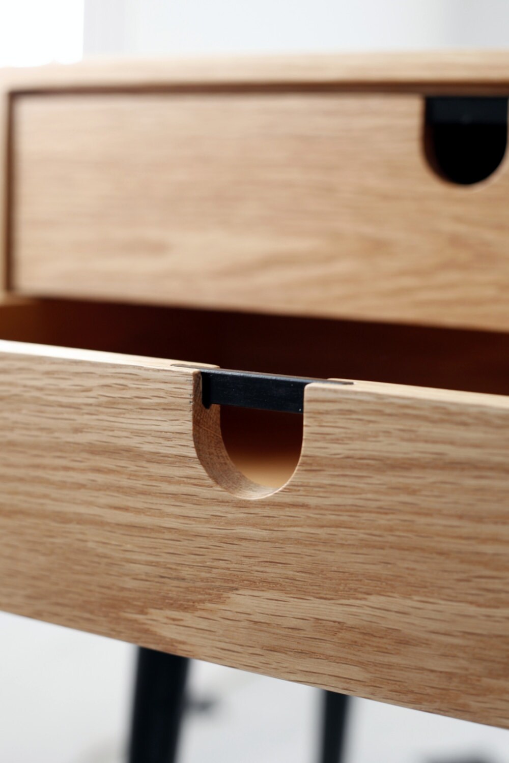 Mid-Century Scandinavian bedside Table / Nightstand Two | Etsy