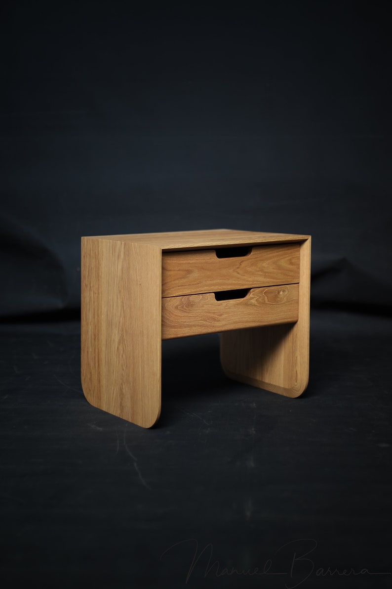 Solid Timber Brutalist Nightstand - Etsy