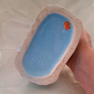 Mid-century Nursery Vases/planters. Adorable Baby Blue, Baby Bassinet ...