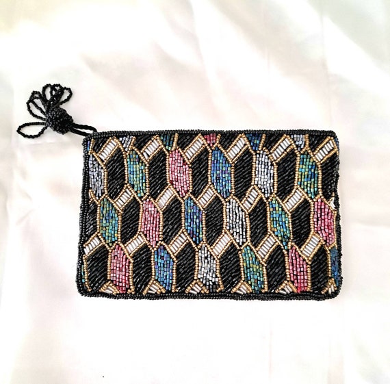 Vtg Bechamel 3 Piece Purse Set. Retro 1980 Bling Spar… - Gem