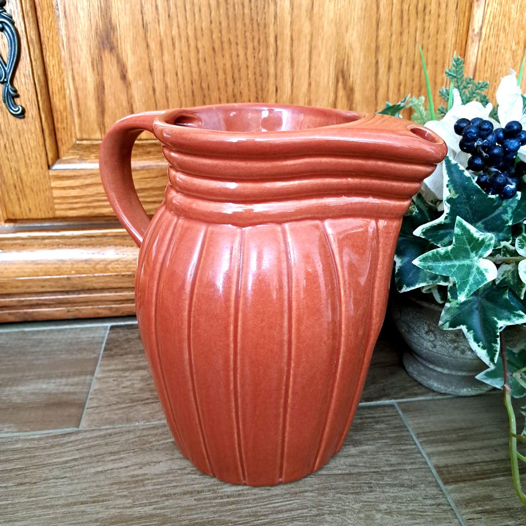 Robinson Ransbottom "ice Pitcher" Roseville, Ohio USA Large 2 Qt ...