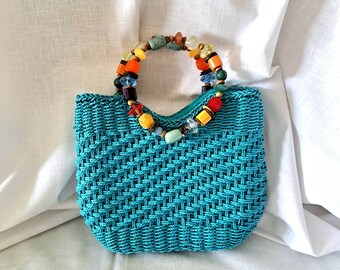 Cappelli Straw Purse - Etsy