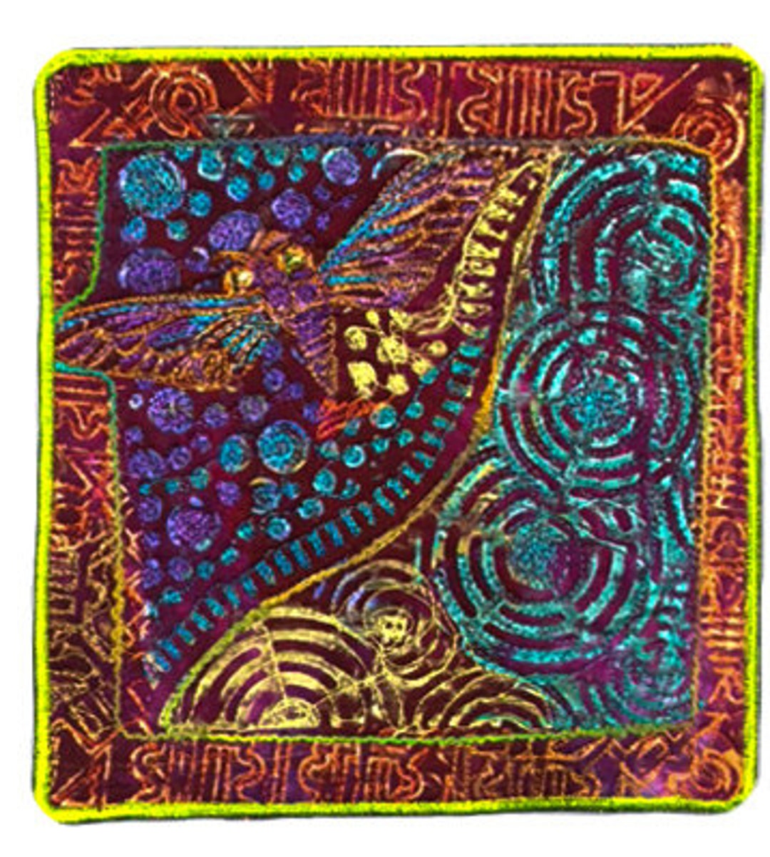 1034-22 Psychedelic Moth - Etsy