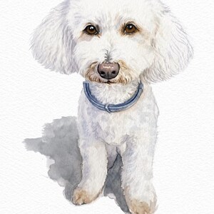 Custom Pet Portrait, Watercolor Dog Painting, Personalized Gift - Etsy