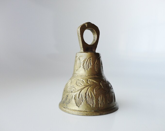 Vintage Brass Bells India Tiny Bells Small Bells Small - Etsy