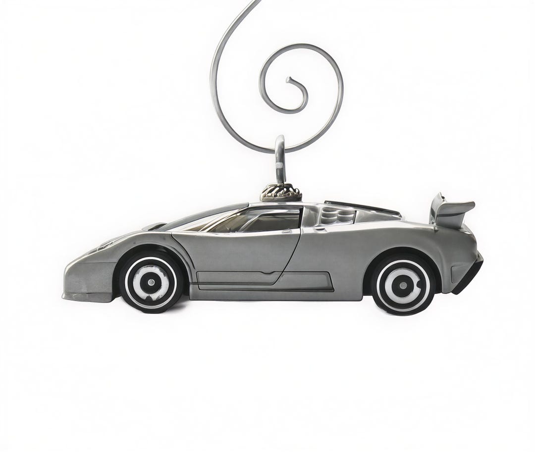 Bugatti EB110 SS Super Car Custom Christmas Tree Ornament 1/64 Adorno ...