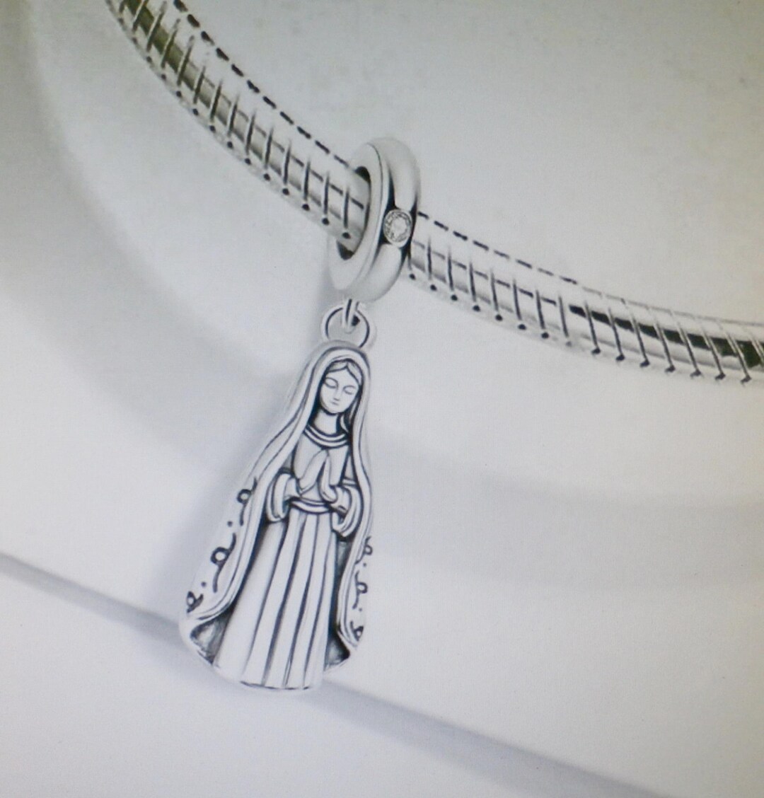 Virgin Mary Charms – Mother Mary - Our Lady Religious Dangle Beads ...