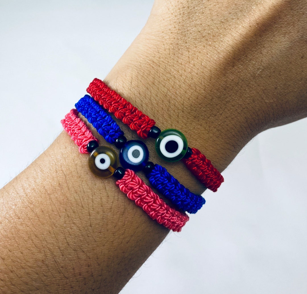 Evil Eye Bracelet. Choose Your Color. Red String Bracelet. Red Evil Eye ...