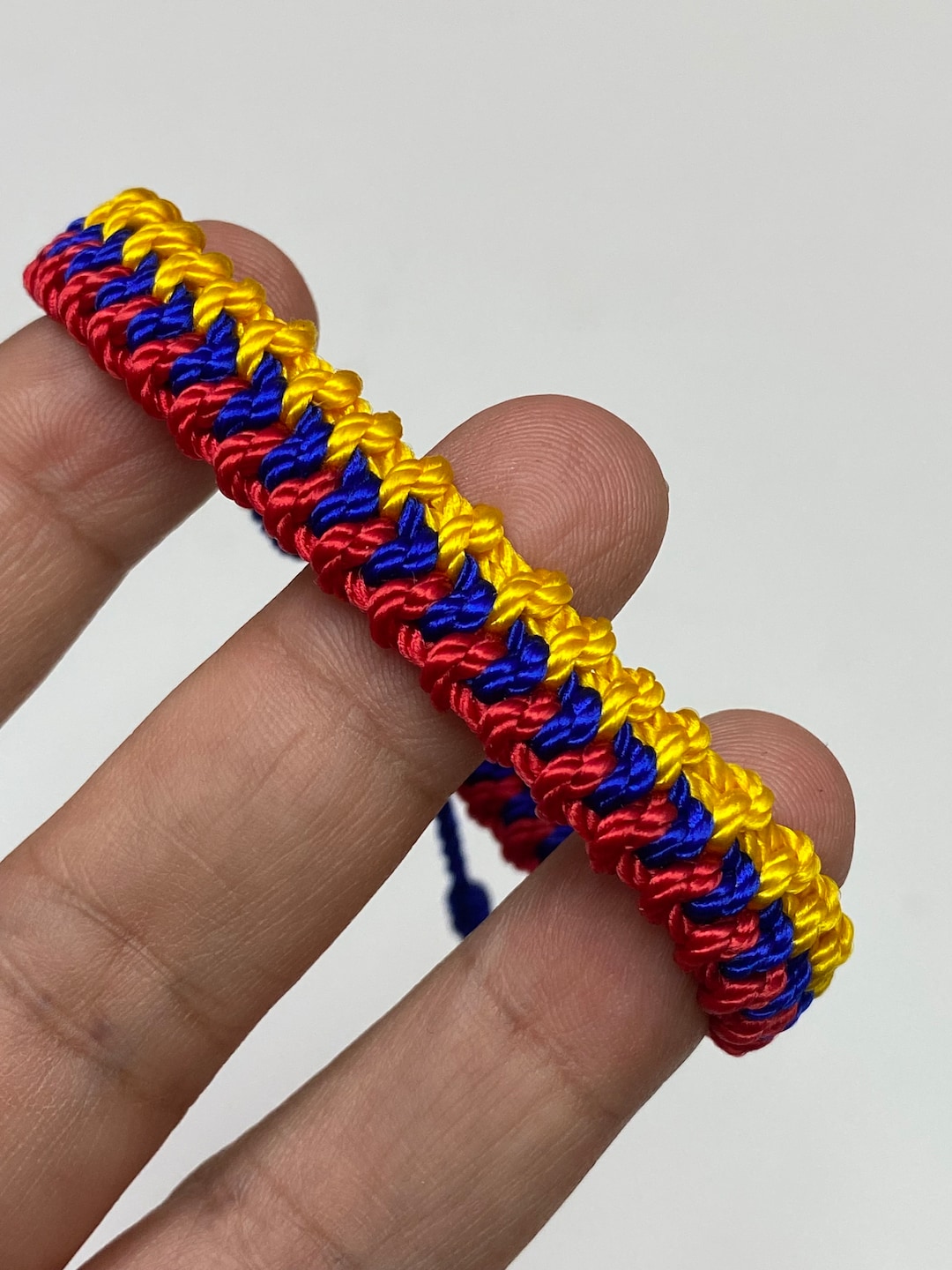 Colombian Bracelet. Colombia Colors Bracelet. String Bracelet. Team ...