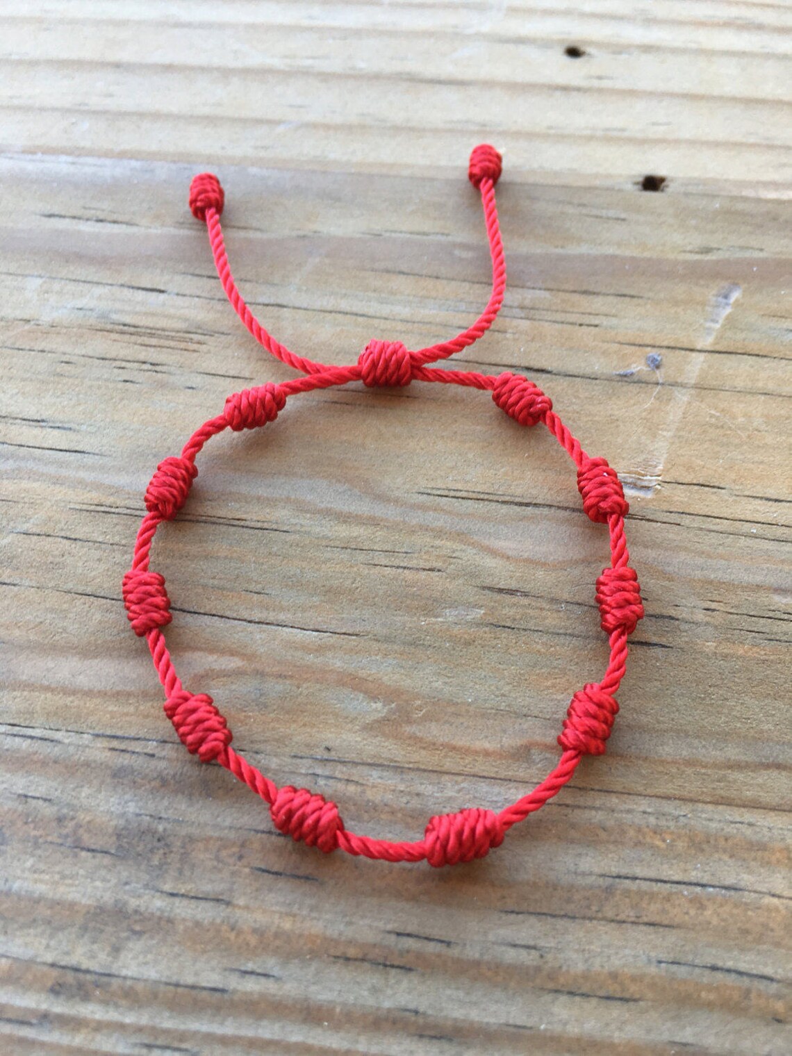 Red String Bracelet. Knots Bracelet. Kabbalah Red String - Etsy