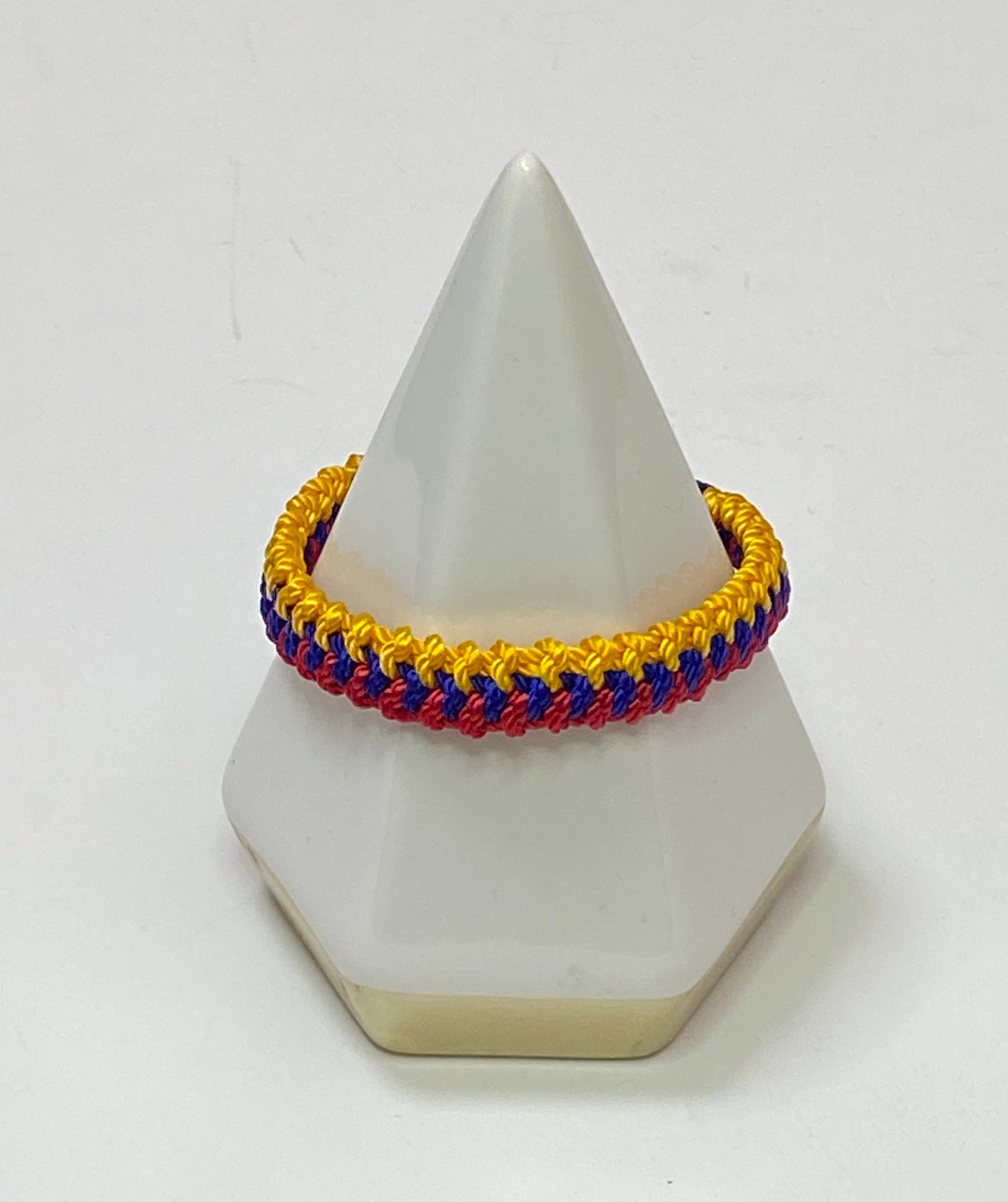 Colombian Bracelet. Colombia Colors Bracelet. String Bracelet. Team ...