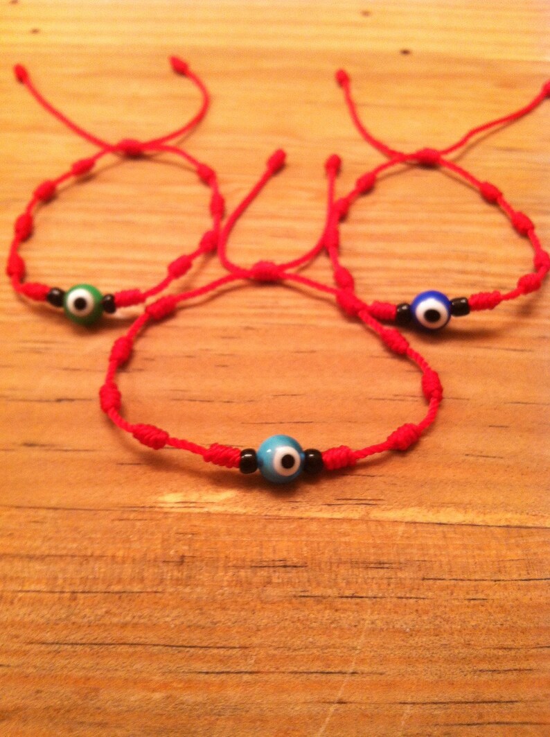 Red String Bracelet. Evil Eye Bracelet. Knots Bracelet. | Etsy