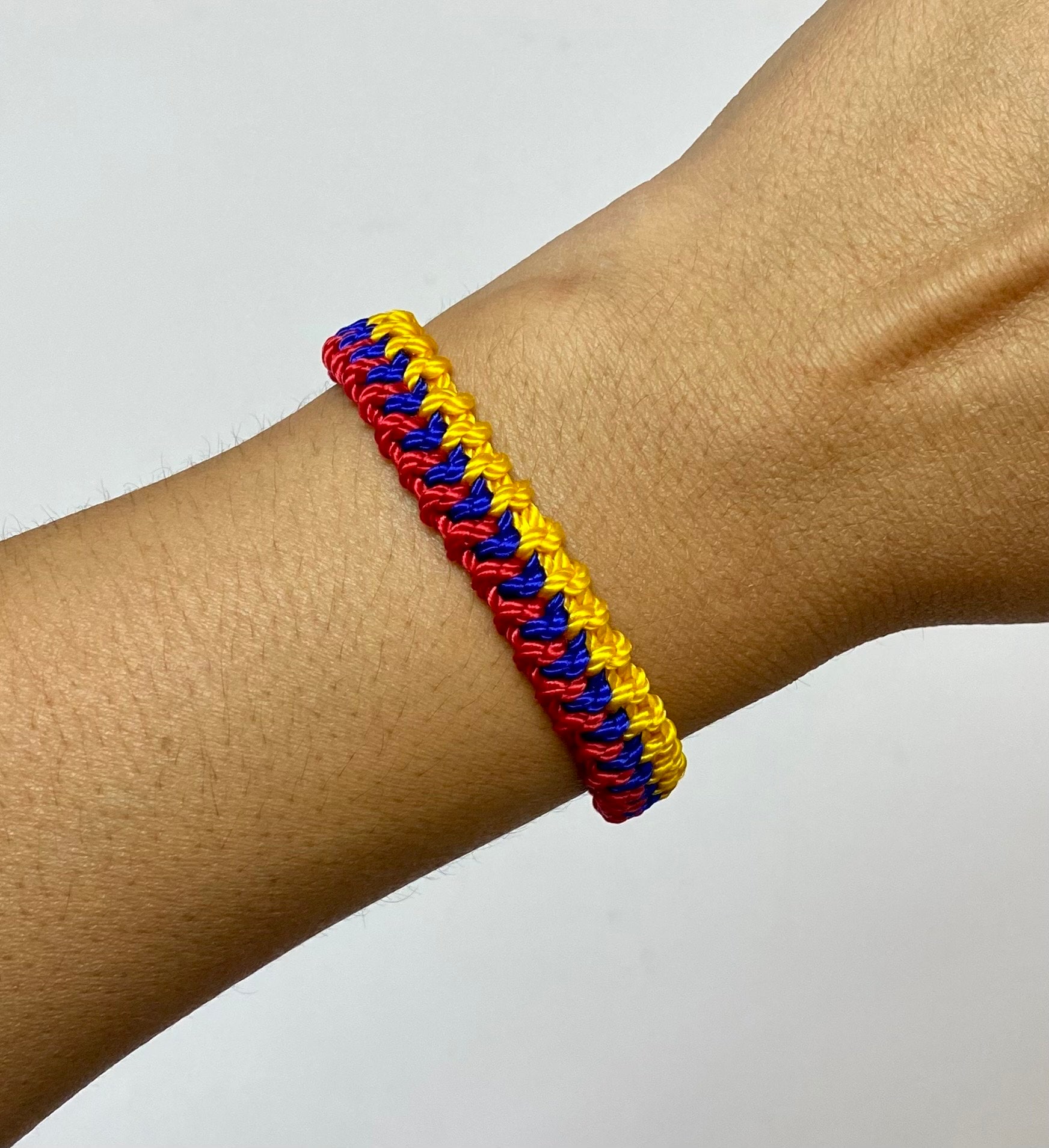 Colombian Bracelet. Colombia Colors Bracelet. String Bracelet. Team ...
