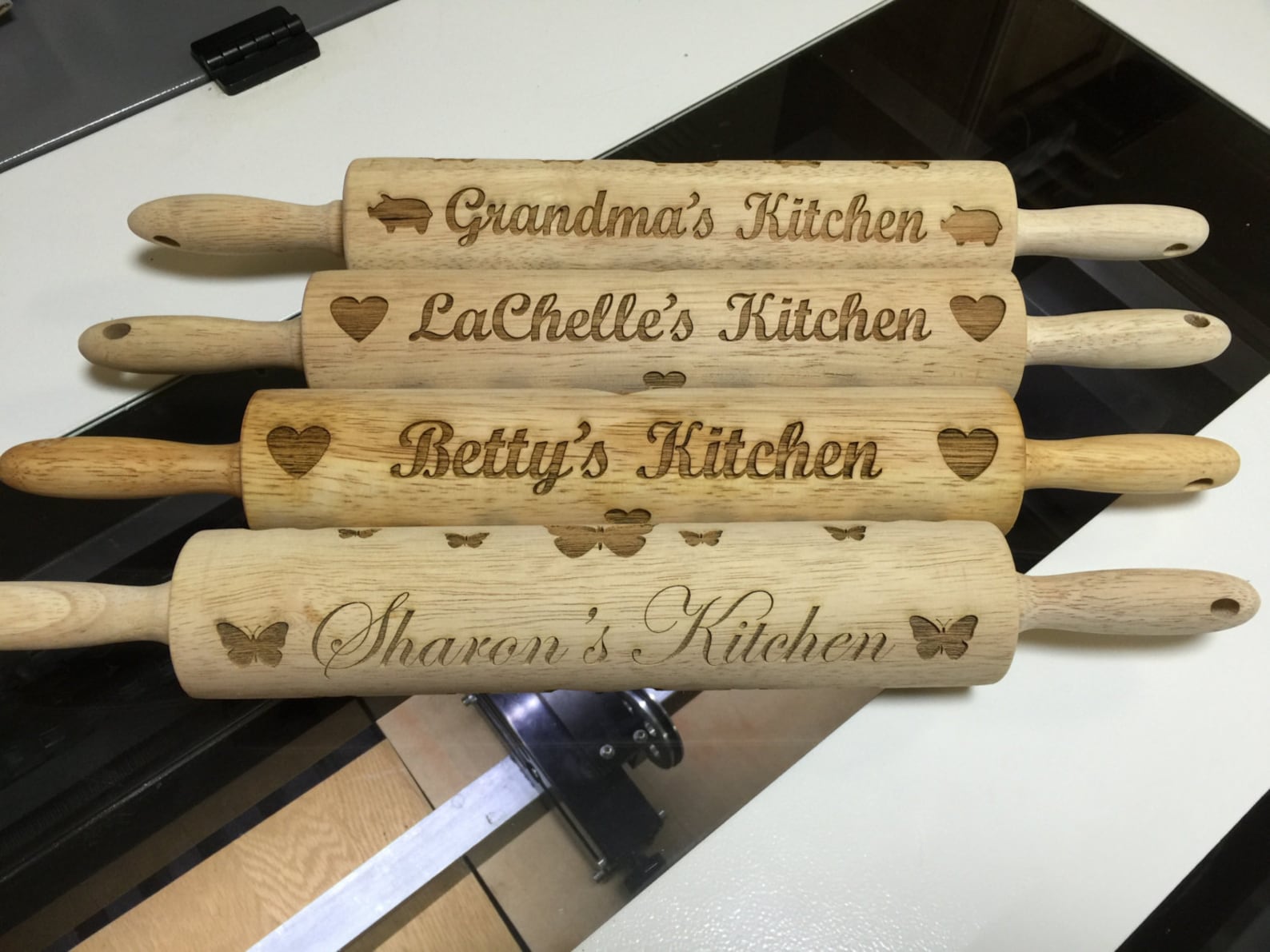 Personalized Rolling Pin Engraved Rolling Pin Custom | Etsy