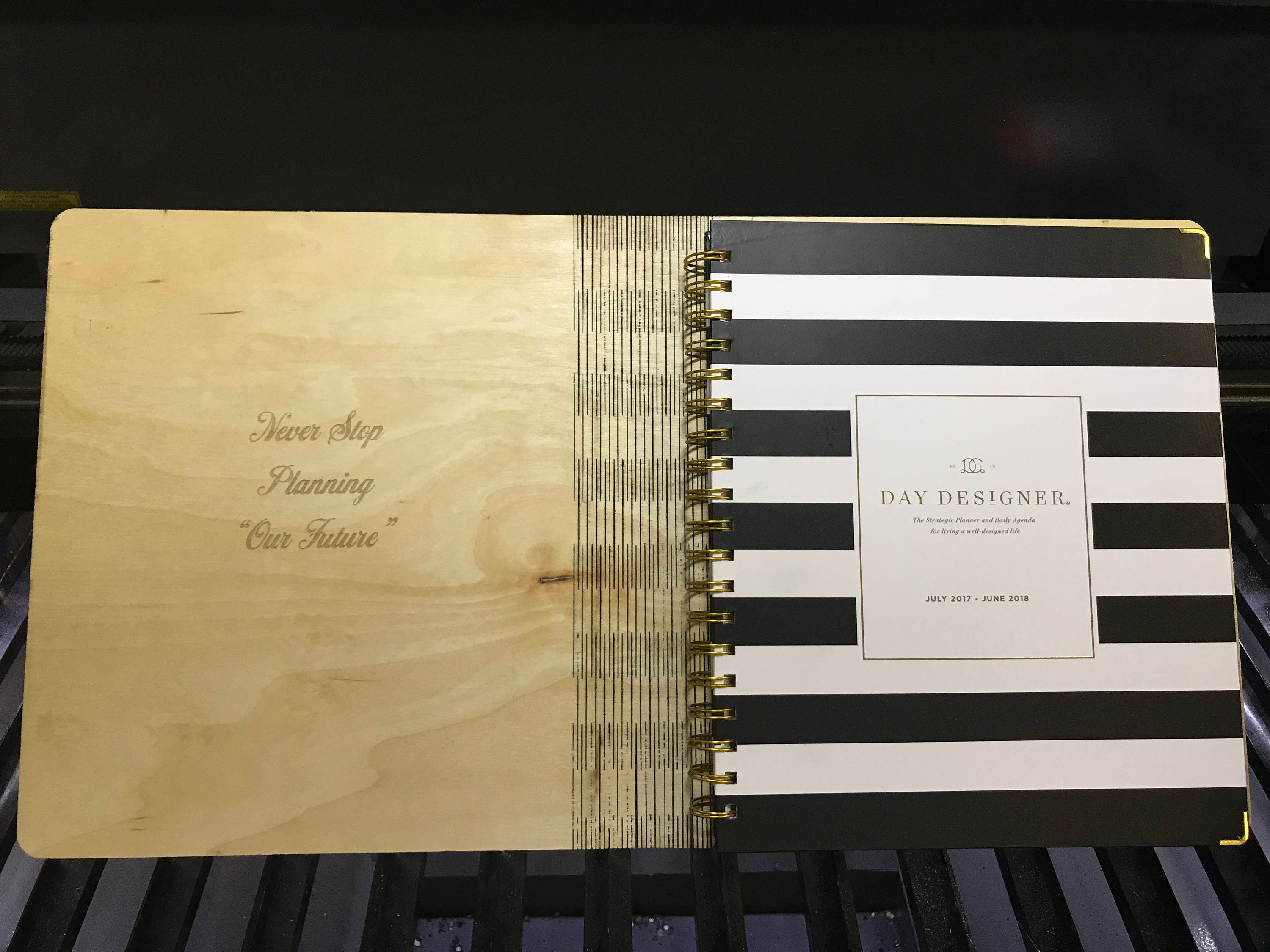 Laser Living Hinge Notebook Cover Engraved Notebook Baltic | Etsy