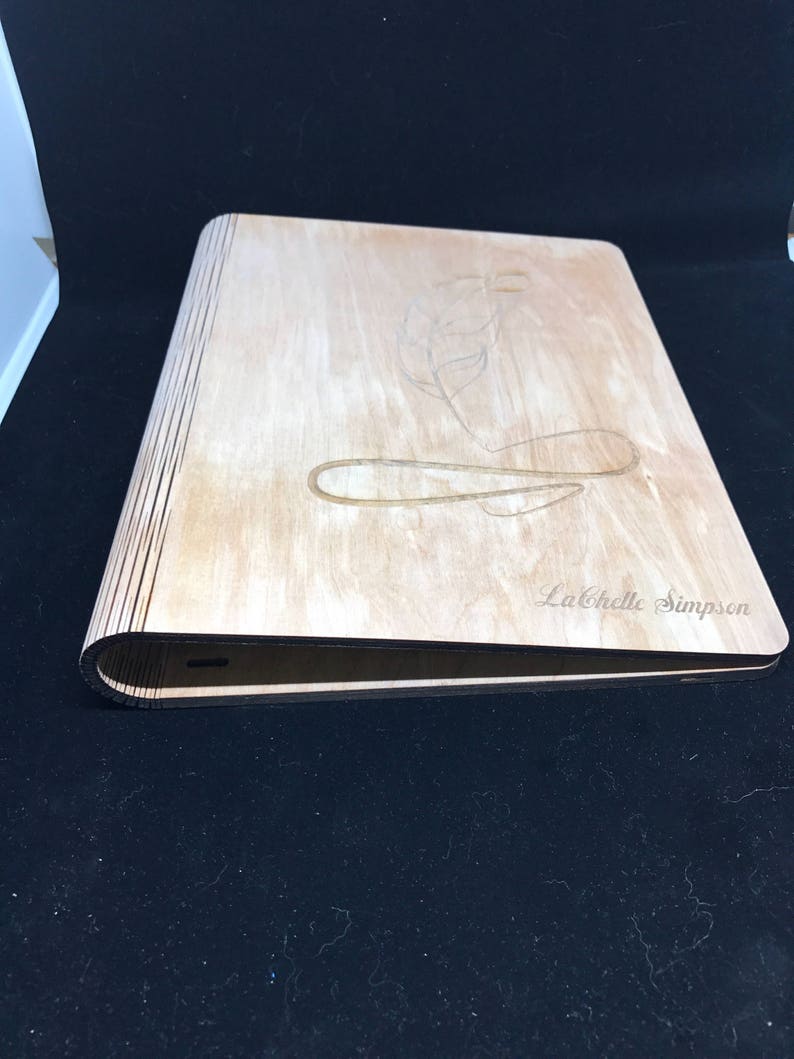 Laser Living Hinge Notebook Cover Engraved Notebook Baltic - Etsy
