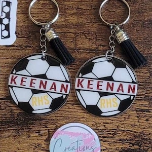Soccer Bag Tags | Keychains | Personalized | Team Coach Gift - Etsy