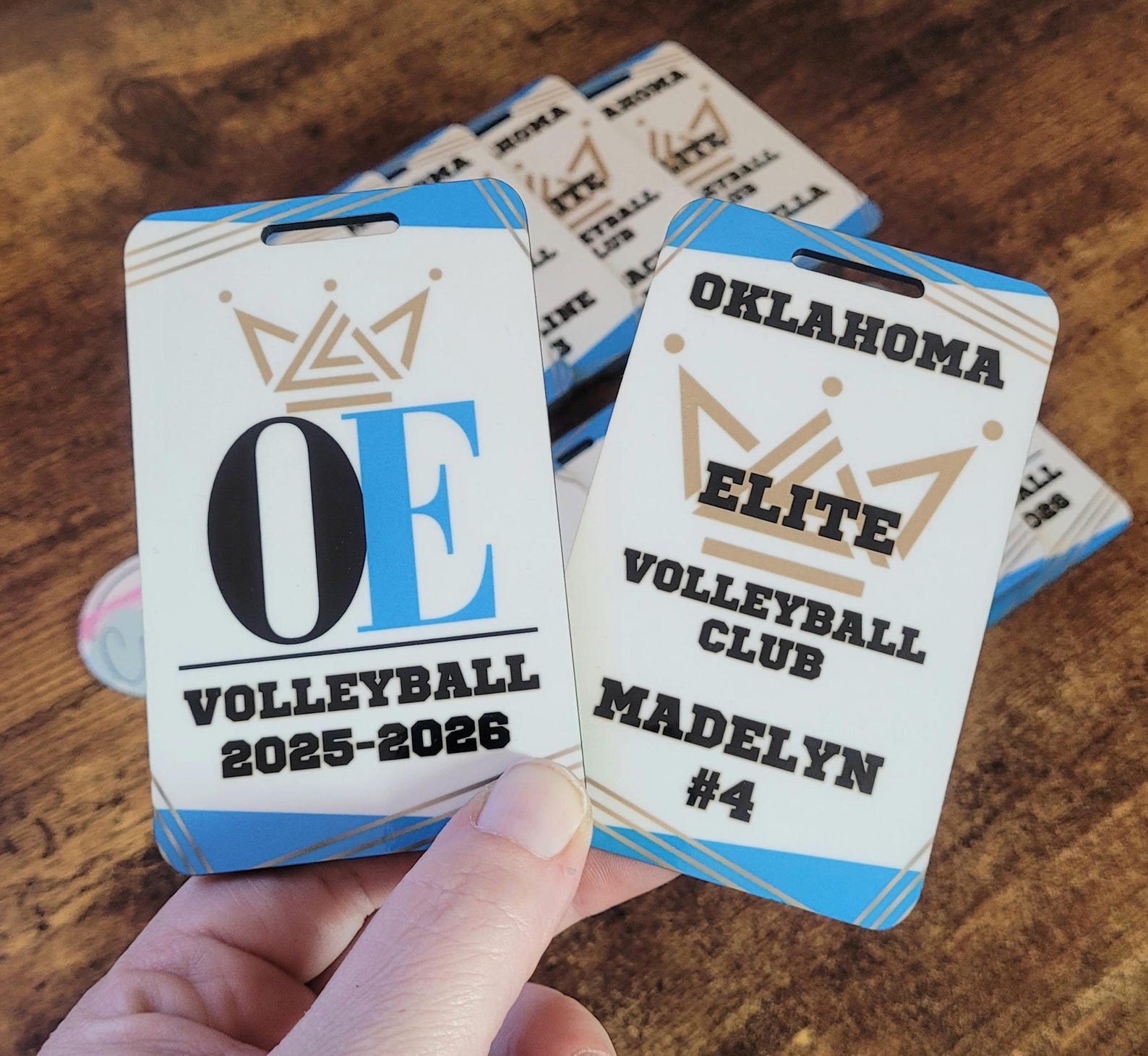 Volleyball Bag Tags | Custom Design or Pick Your Design | Personalized ...