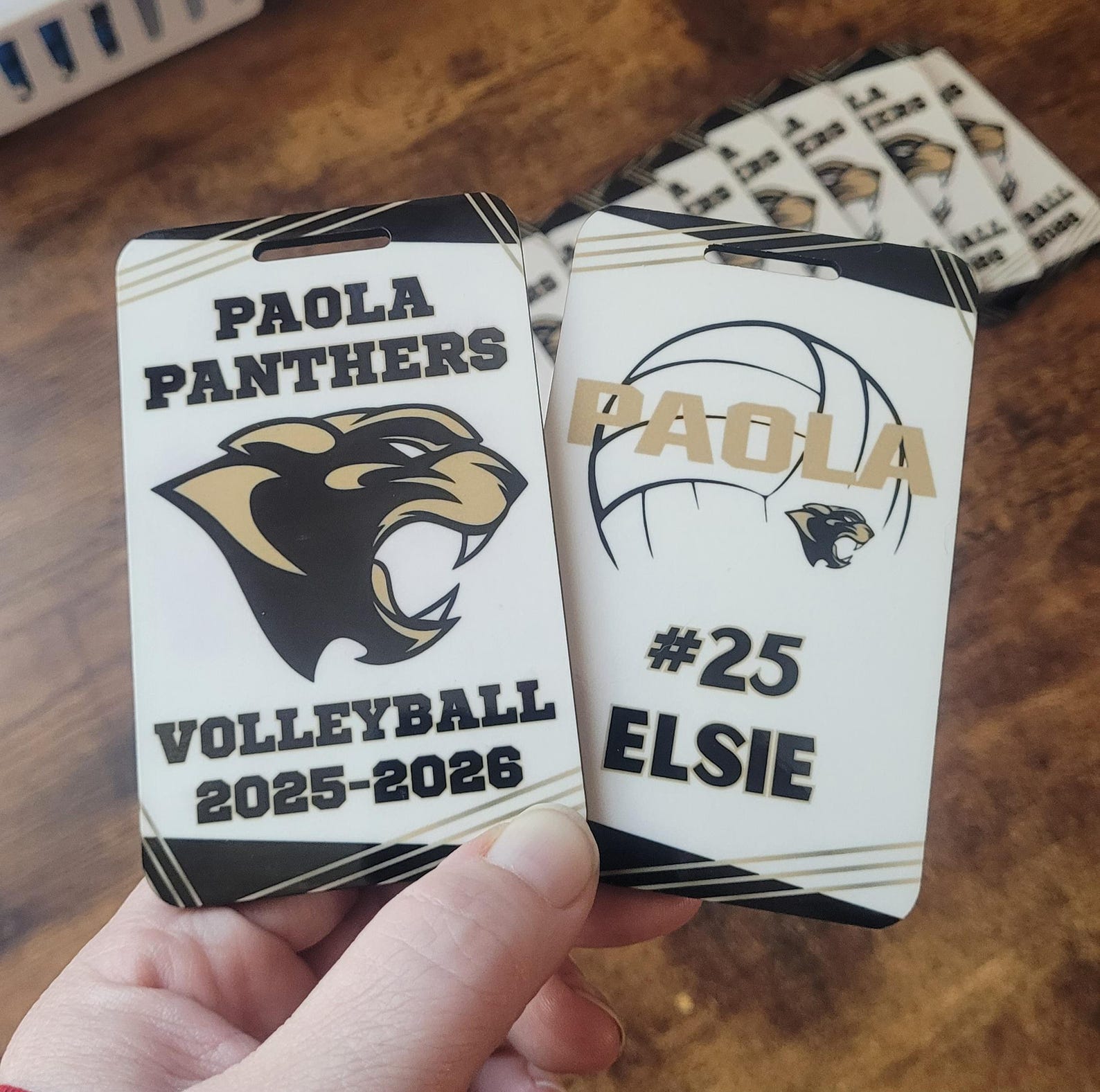 Volleyball Bag Tags | Custom Design or Pick Your Design | Personalized ...