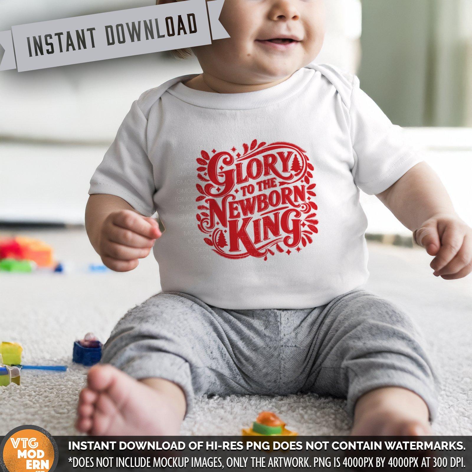 Glory to the Newborn King - Festive Printable Art for Holiday ...