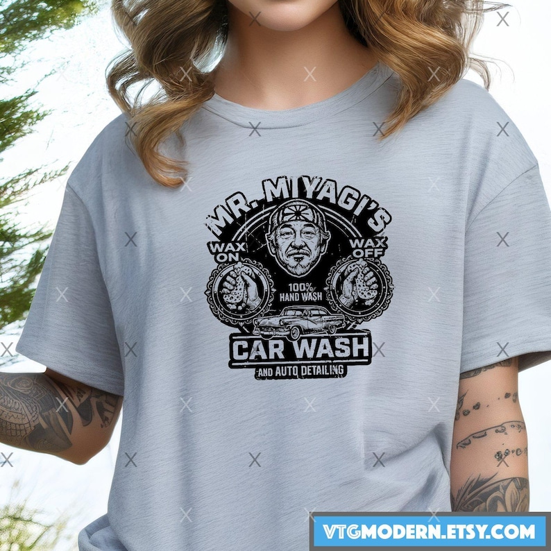 Mr. Miyagi's Car Wash Vintage Logo Art (digital Download) - Etsy