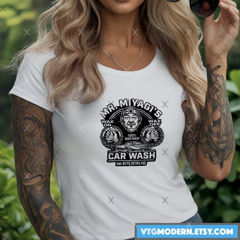 Mr. Miyagi's Car Wash Vintage Logo Art (digital Download) - Etsy