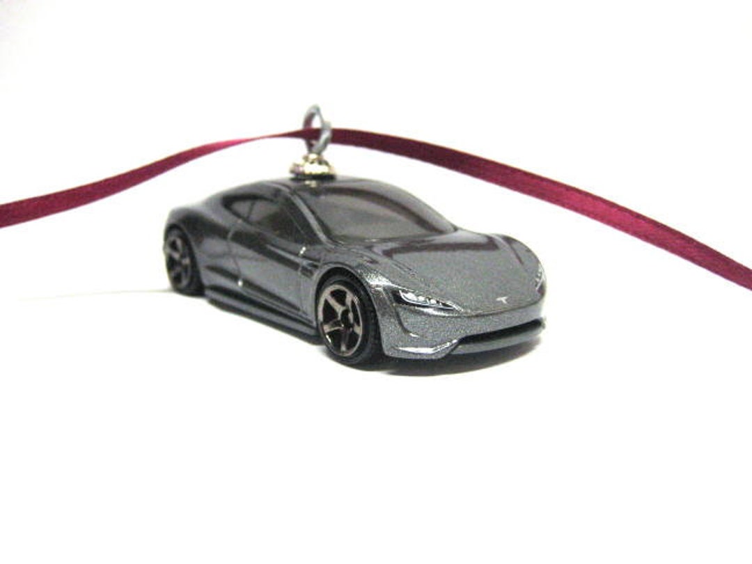 Tesla Roadster EV Electric Car Christmas Tree Ornament - Etsy