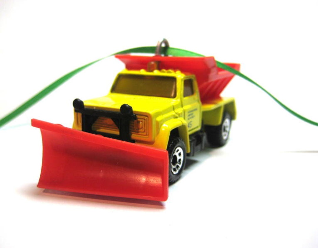 Snow Plow Truck Matchbox Ornament Hot Wheels Christmas Ornament ...