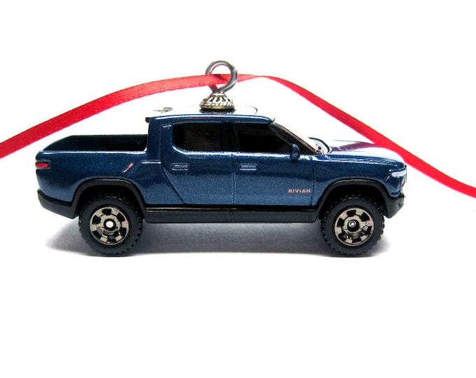 Rivian R1T EV Electric Pickup Truck Car Matchbox Ornament Hot Wheels - Etsy