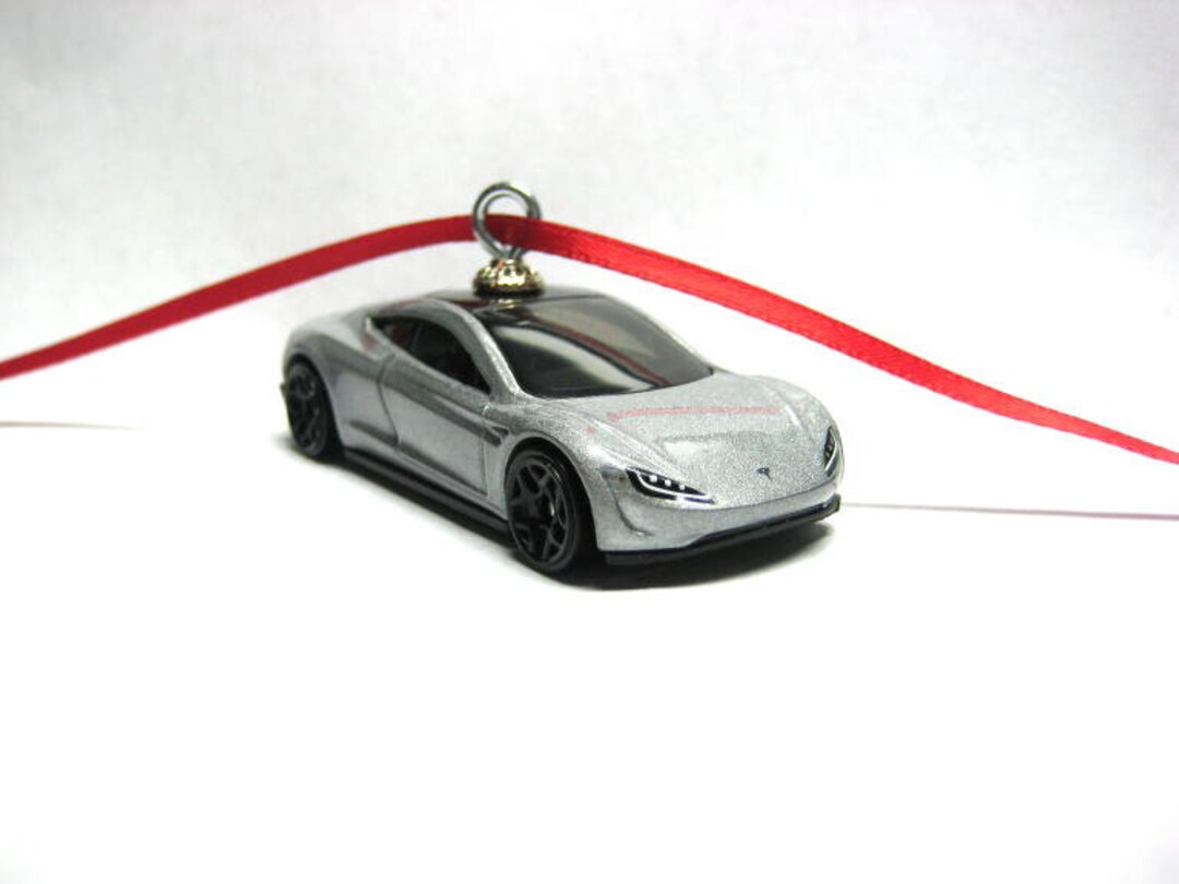 Tesla Roadster EV Electric Car Christmas Tree Ornament - Etsy
