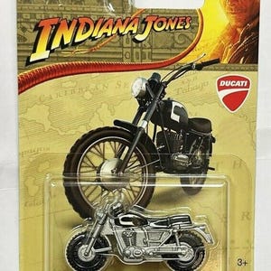 Matchbox Indiana Jones Ducati Scrambler Movie Motorbike Motorcycle Car ...