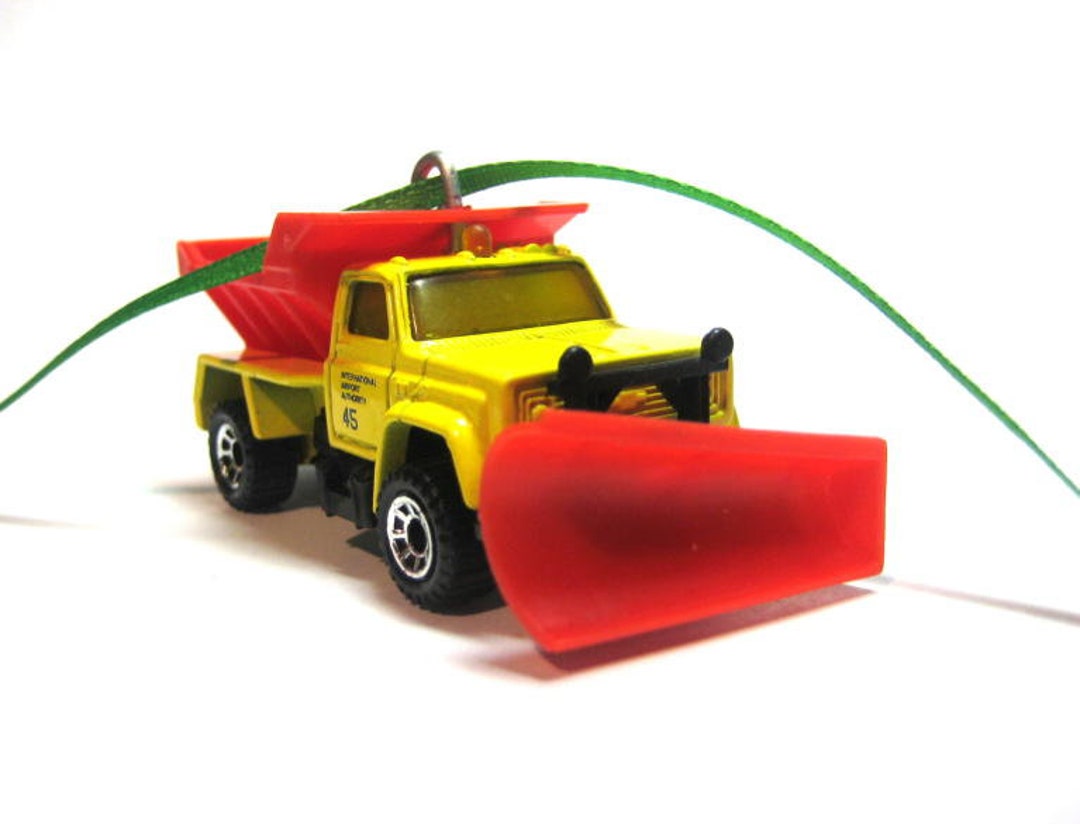 Snow Plow Truck Matchbox Christmas Tree Ornament - Etsy
