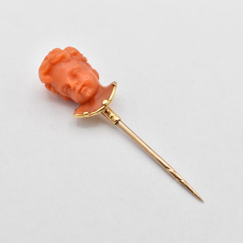 Coral Pin - Etsy