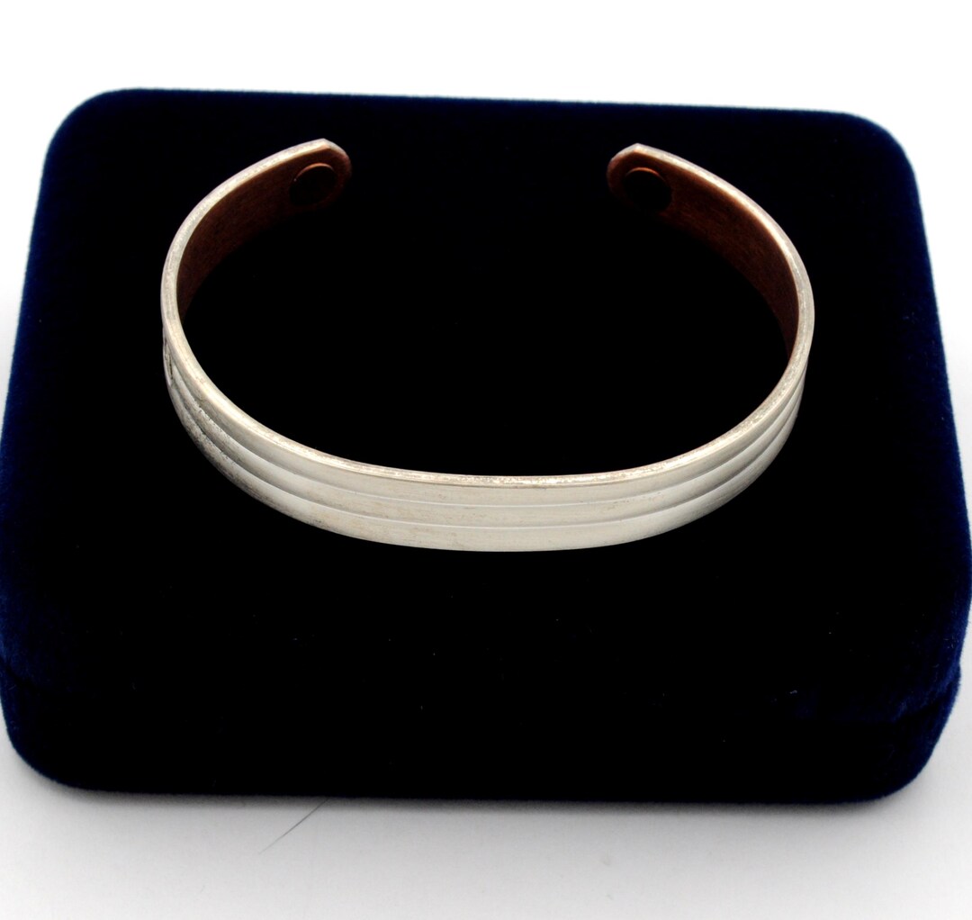 Sabona Silver Plated Copper Magnetic Bracelet ~ Size 6 7/8 Inches - Etsy