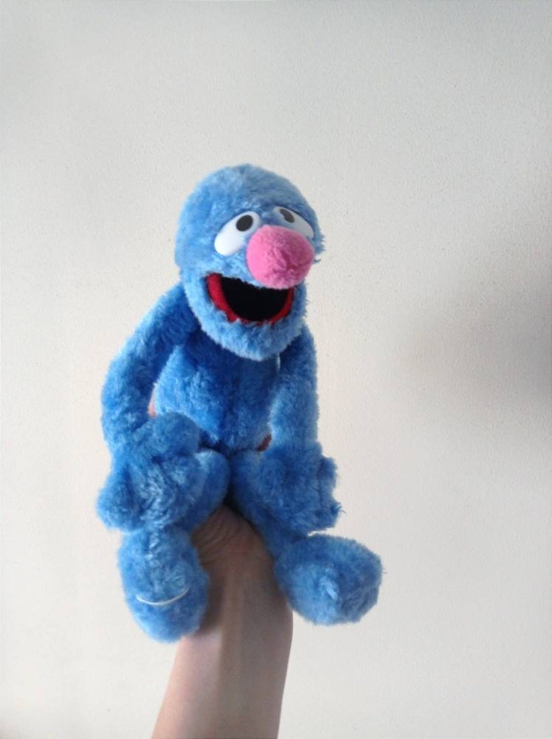 Grover Plush, Sesame Street Plush, Blue Monster, Vintage 90s - Etsy